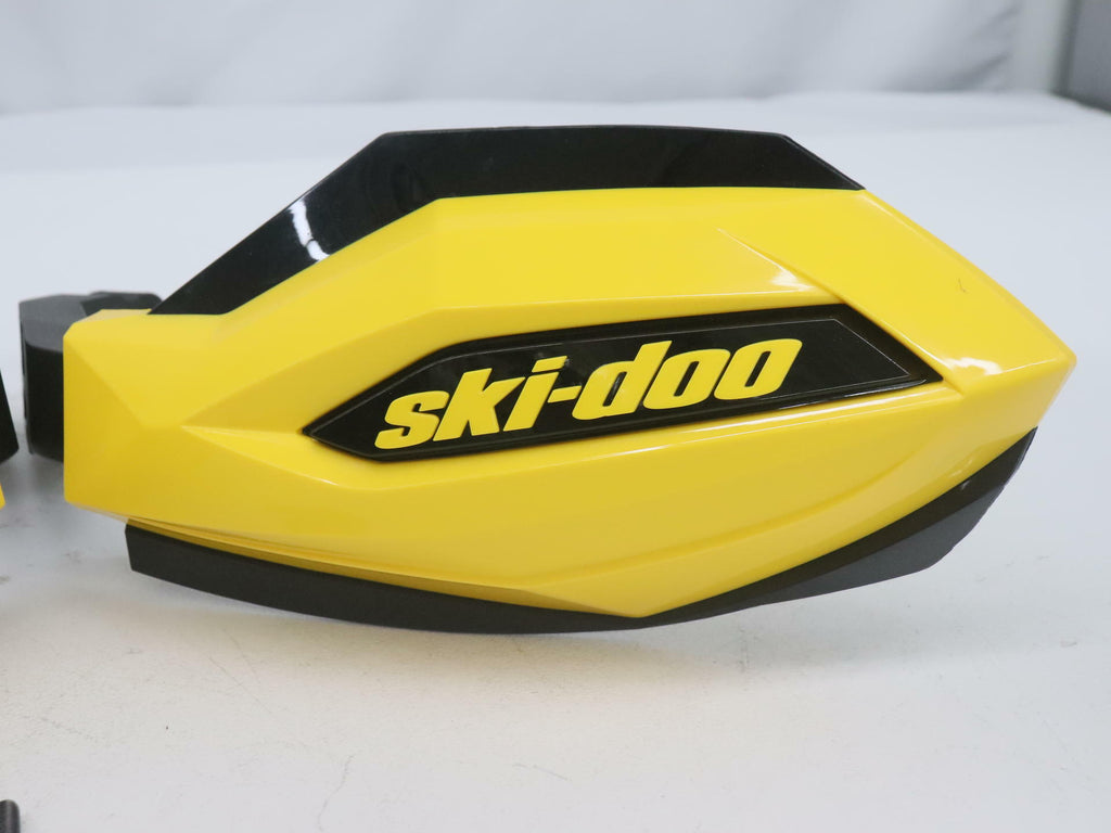 OPEN BOX - OEM Ski-Doo Hand Guard Wind Deflectors YELLOW 860200710 - R